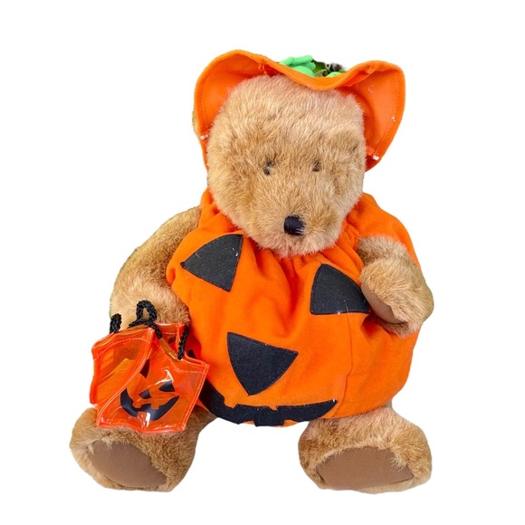 Build-A-Bear | Toys | Build A Bear Pumpkin Halloween Costume Brown ...